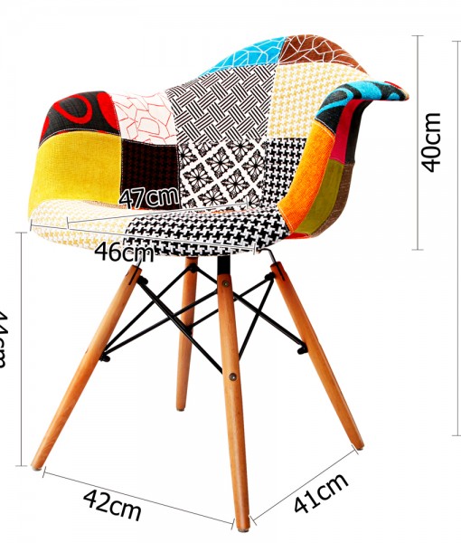 Chaise Daw PATCHWORK – Pour toute la maison